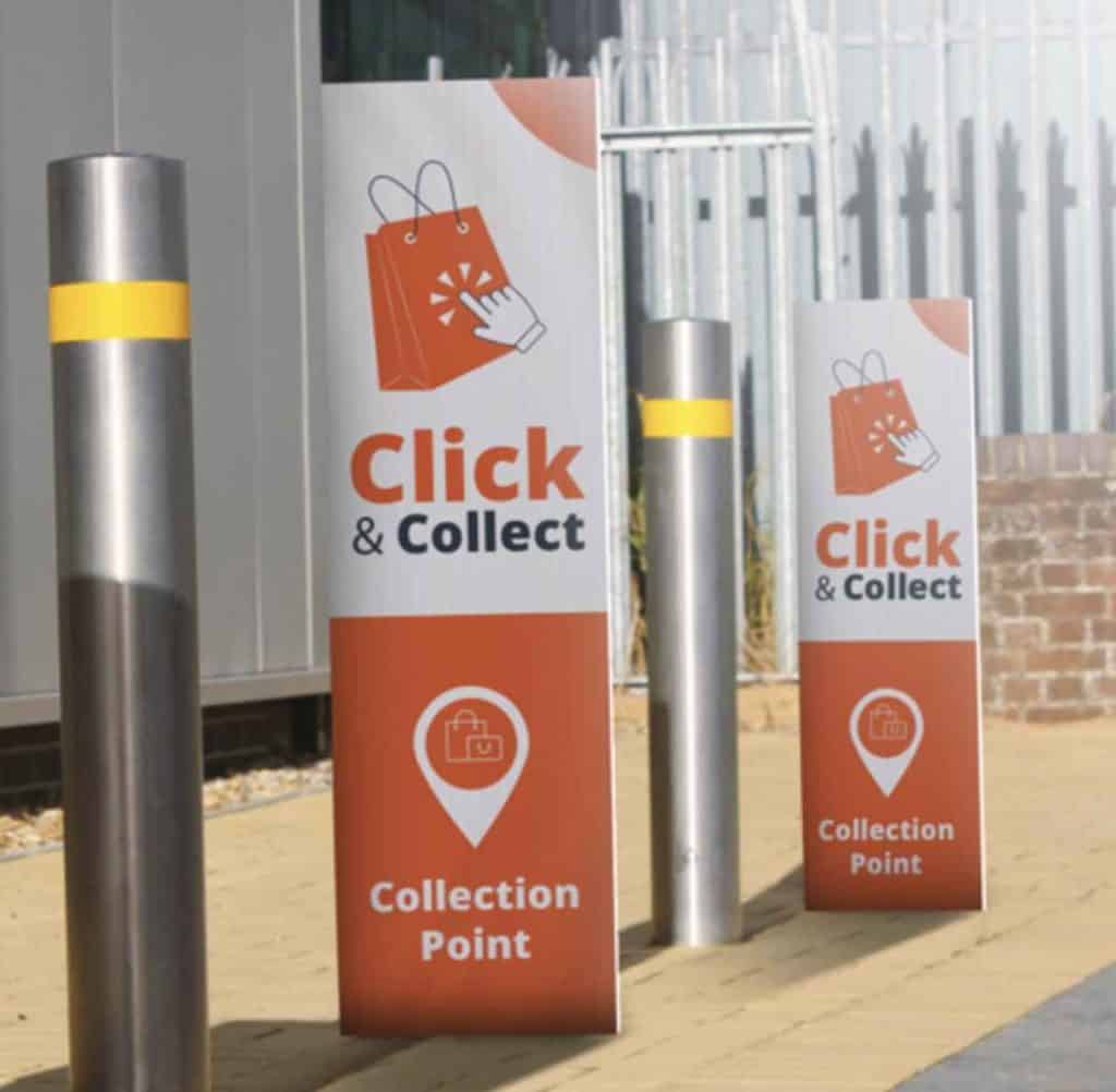 Bollard Signs | Custom Bollard Cover Signs | Gorilla Print