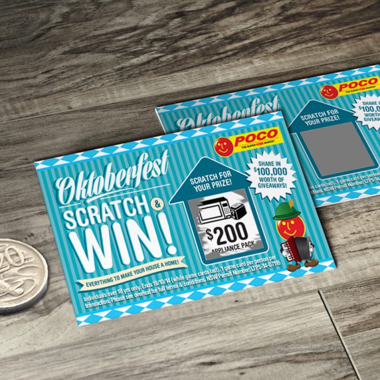 Custom Scratch Cards Australia | Scratch Card Printing